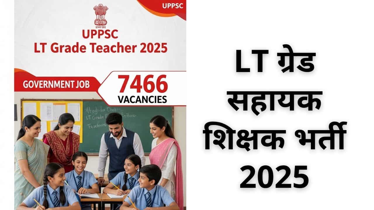 UP LT Grade Teacher Vacancy 2025 | LT ग्रेड सहायक शिक्षक भर्ती ...