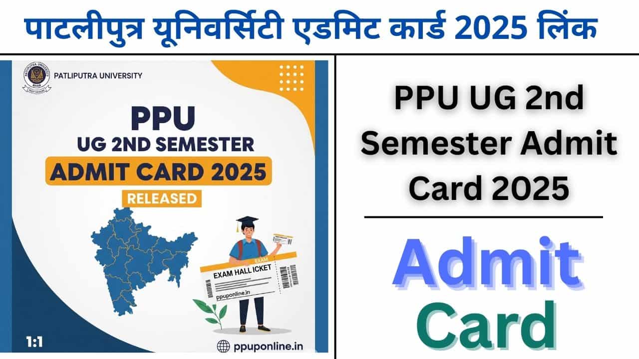 PPU UG 2nd Semester Admit Card 2025 – Download Patliputra University BA ...